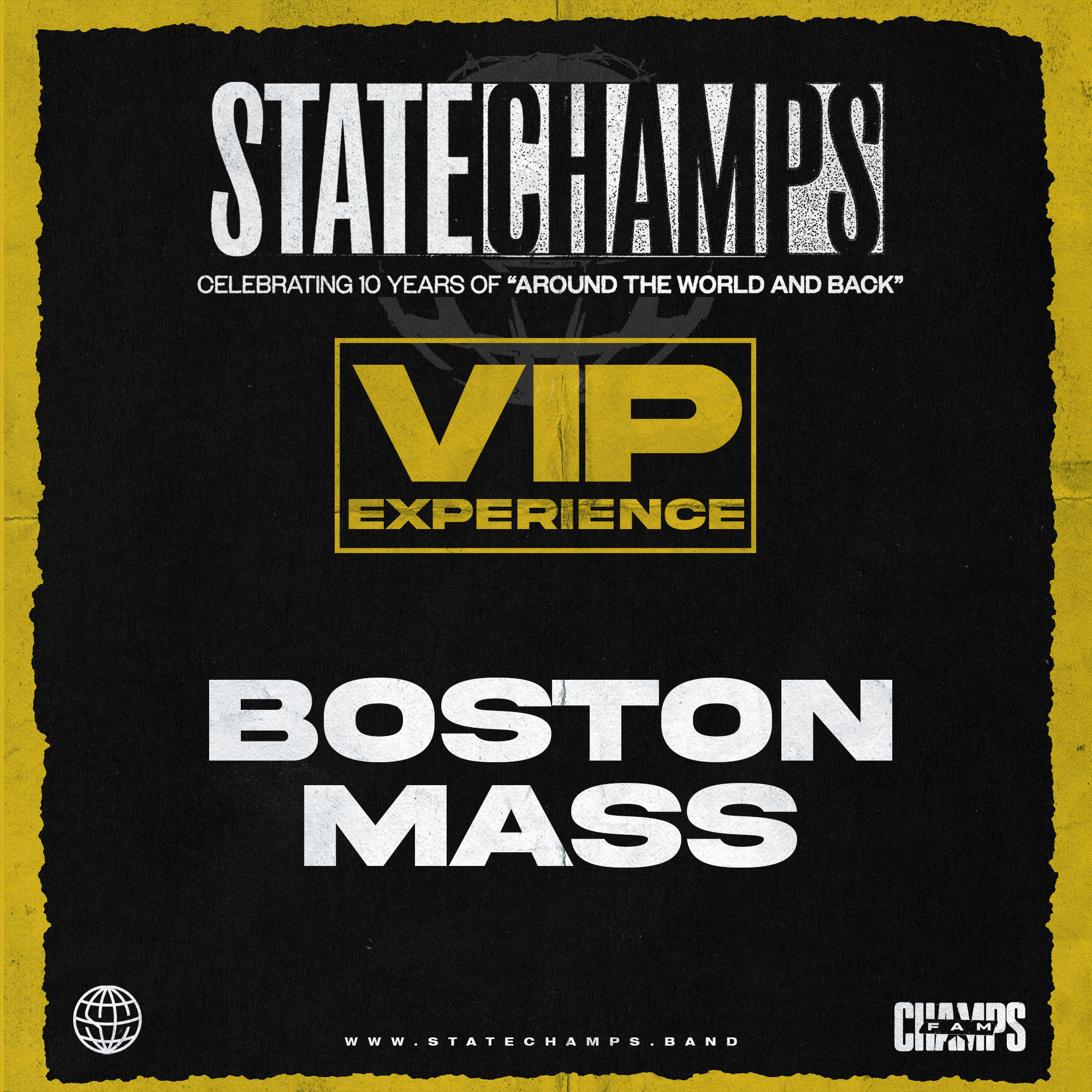 Boston VIP Upgrade | Champs Fam